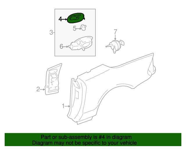 2003-2012 Mercedes-Benz Fuel Filler Housing 230-639-00-42 ...