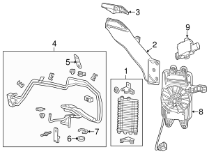 2014 Chevrolet Corvette Automatic Transmission Fluid Cooler Inlet and ...