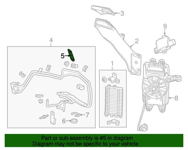 2006-2019 GM Automatic Transmission Fluid Cooler Pipe Fitting Seal ...