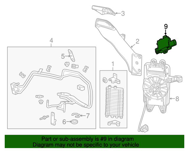 2014-2019 Chevrolet Corvette Auxiliary Fan Control Module 84020201 GM ...