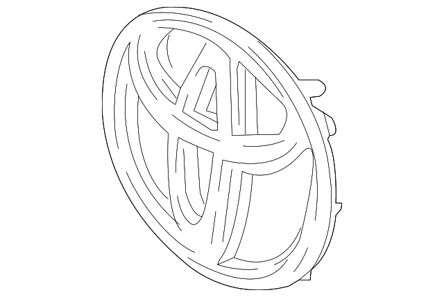 90975-A2009 - Emblem - 2020-2024 Toyota | OEM Genuine Toyota Parts