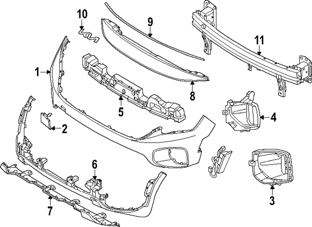 2024 Kia Seltos Lower Cover 86512-Q5800 | Kia Automotive Parts