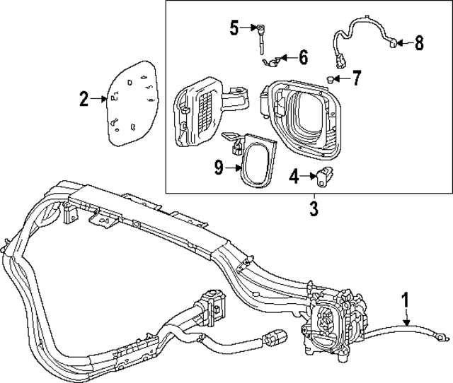 2024 Chevrolet Silverado EV Pocket Assembly 84884400 GM | GMPartsDirect.com