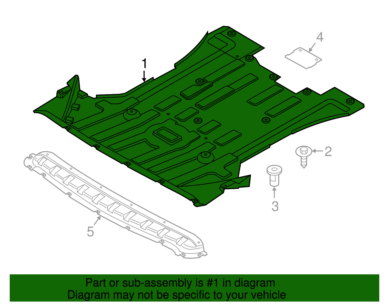 51757213662 - 2011-2017 BMW X3 Under Cover (51-75-7-213-662) | BMW of ...