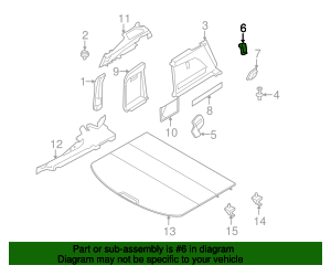51477157715 - 2007-2022 BMW Hook (51-47-7-157-715) | BMW of South ...