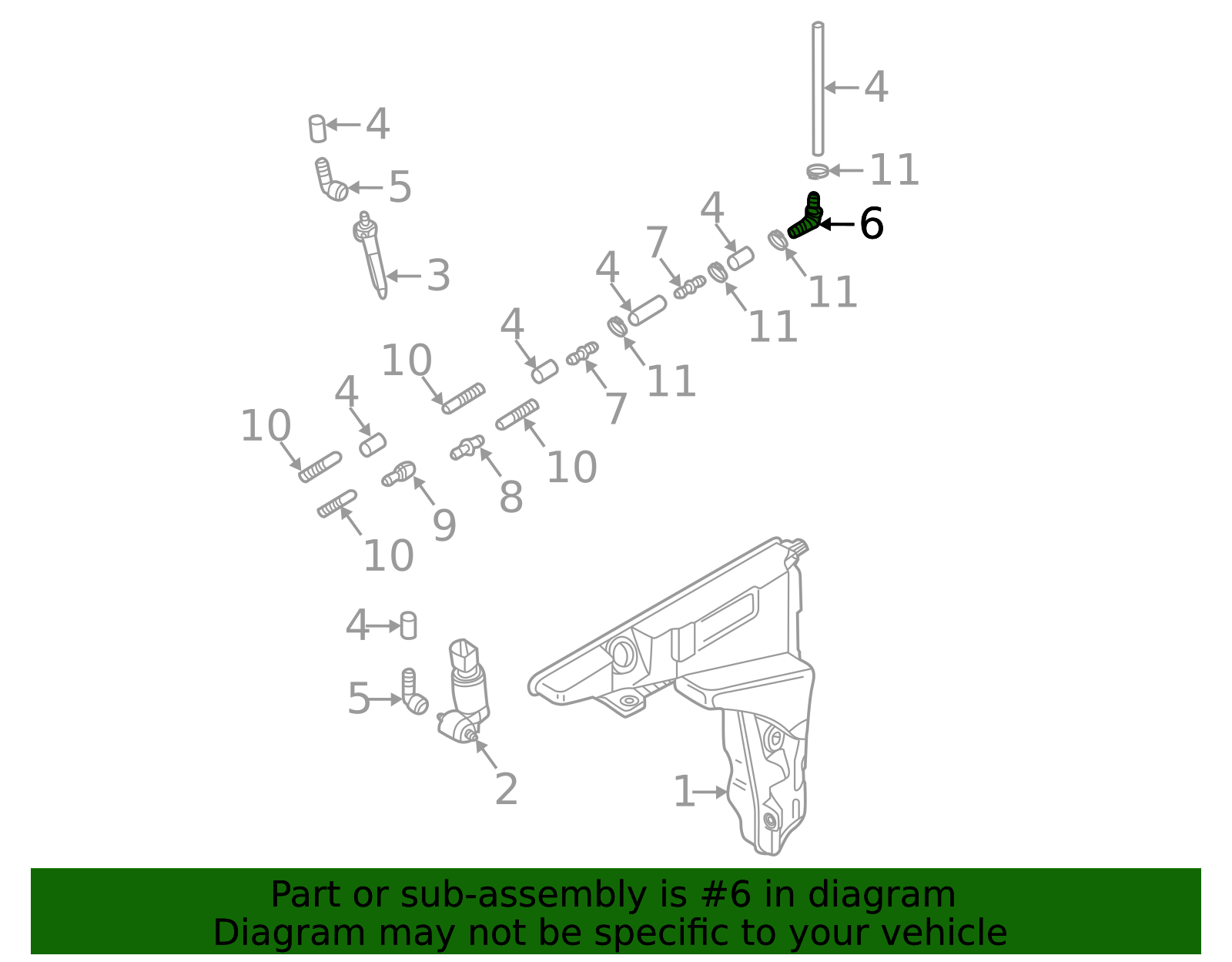 5G0-955-665 - Windshield Washer Hose Adapter 2019-2025 Audi ...