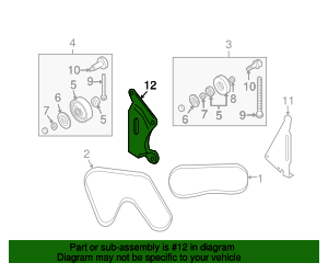 11926-AL510 - Mount Bracket 2002-2007 Nissan | Nissan Parts ...