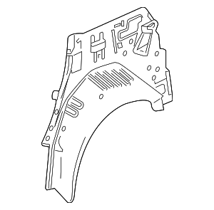 2016-2019 Chevrolet Cruze Passenger Side Quarter Inner Lower Panel ...