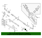 2017-2020 Ford Pitman Arm Nut -W709296-S441 | TascaParts.com
