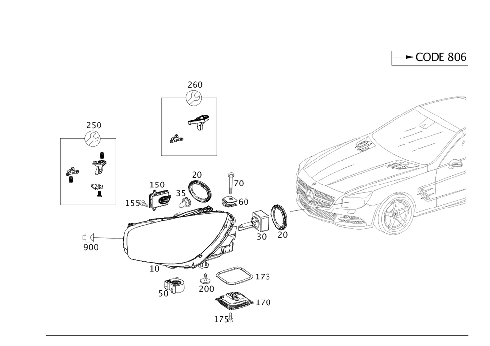 231-906-81-00 - Headlamp Assembly - 2017-2020 Mercedes-Benz | Buy ...
