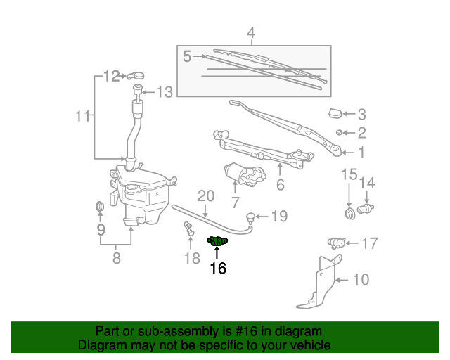 Toyota Washer Pump Repair at Wilford Shaw blog
