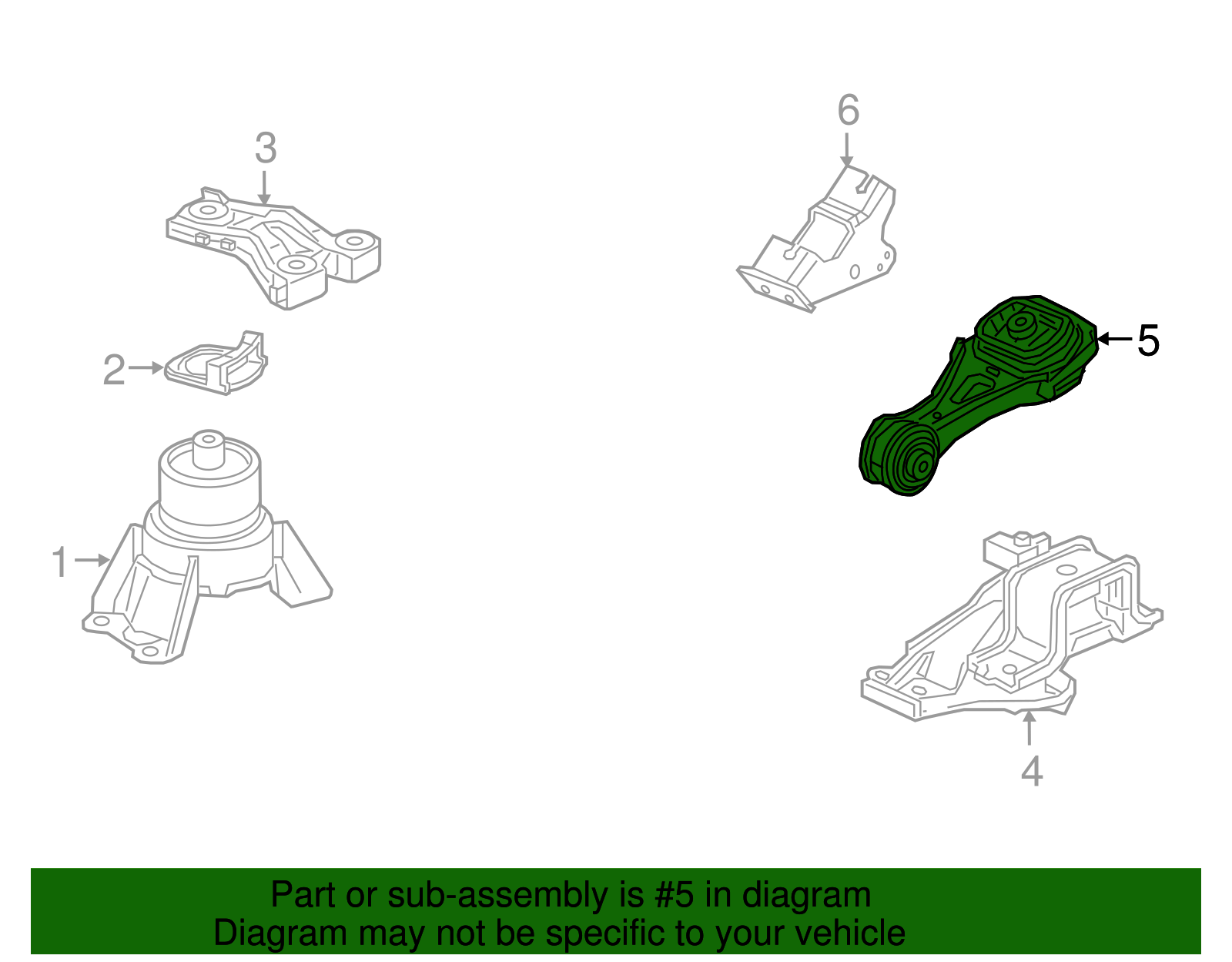 50890-T9D-T02 - Torque Rod 2016-2018 Honda HR-V | Honda Parts Online