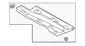 2020-2025 Volkswagen Atlas Cross Sport Under Cover 3QF-825-202-D | VW ...