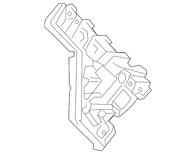 2016-2019 Buick Cascada Passenger Side Rear Bumper Fascia Guide ...
