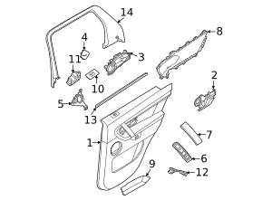2020-2023 Land Rover Discovery Sport Finish Molding LR127368 | Express ...