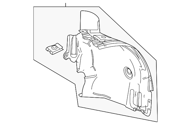 247-880-80-09 - Rear Fender Liner 2020-2023 Mercedes-Benz | MB Parts Source