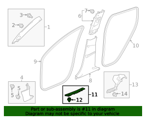 2019-2024 Acura RDX Front Sill Plate 84251-TJB-A11ZA | OEM Parts Online