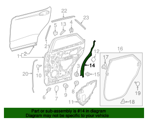 2016-2022 Lexus Protector 67857-0E062 | OEM Parts Online