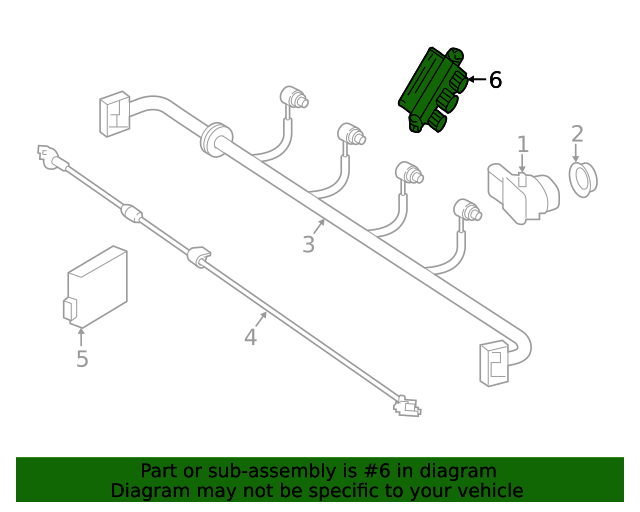 Rear Switch Module 213-905-07-14 | MB OEM Parts