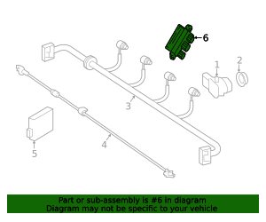213-905-07-14 - Rear Switch Module Mercedes-Benz USA Parts
