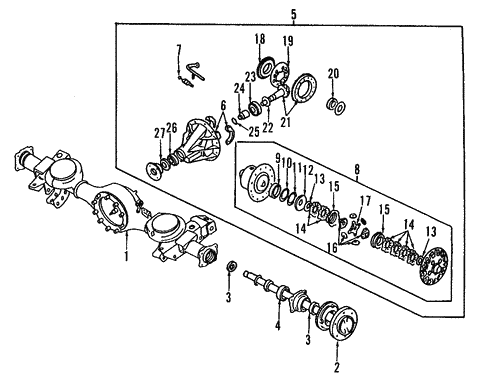 Differential for 2002 Mitsubishi Montero | Mitsubishi Parts Warehouse