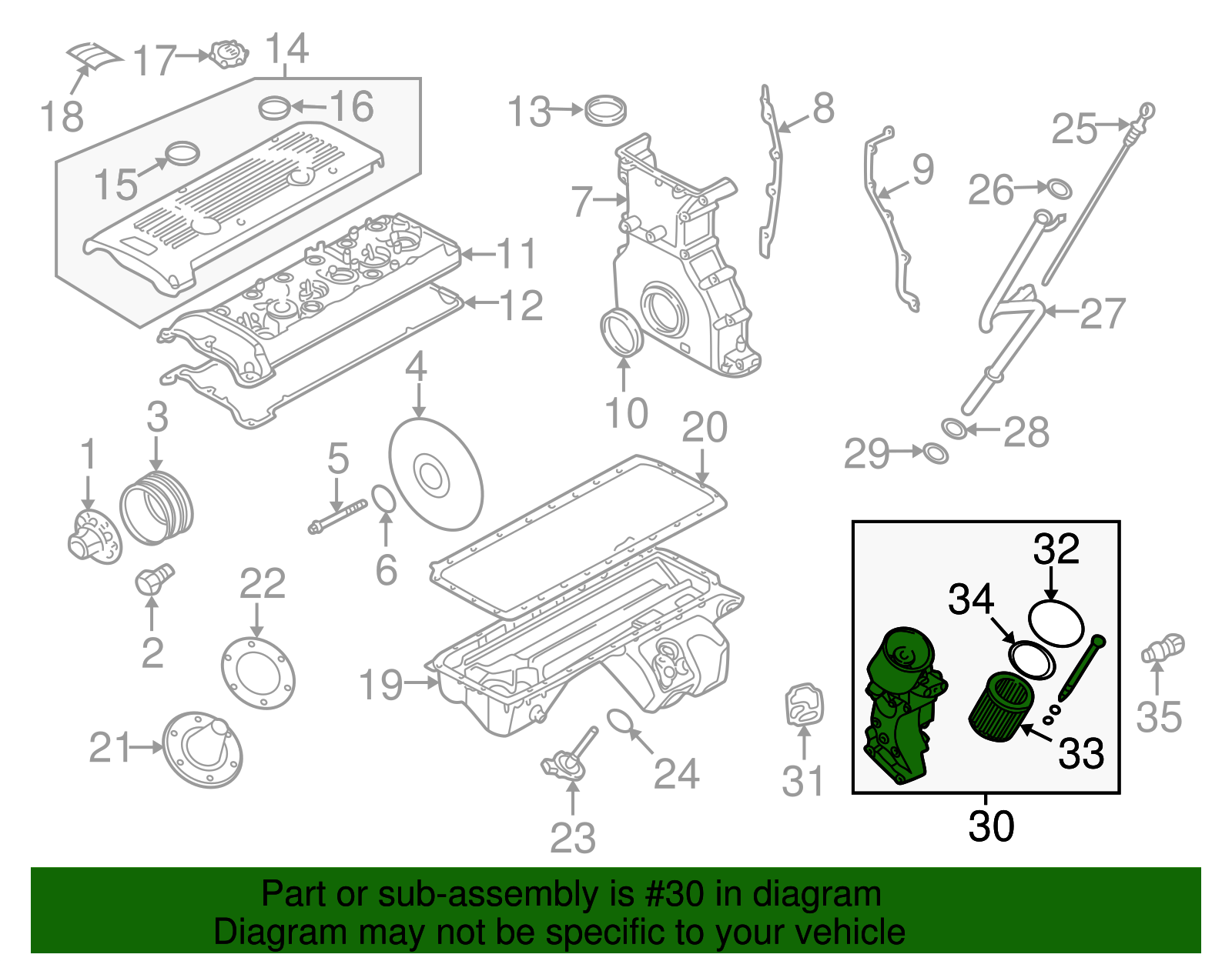 Genuine BMW 11-42-7-839-858 | Oil Filter Housing | FREE Shipping on ...