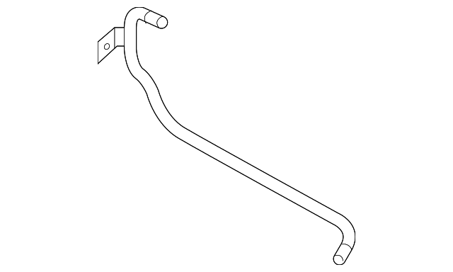 2007-2008 Volkswagen Eos Engine Coolant Pipe 1K0-121-070-J | QuirkParts
