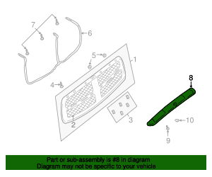 2002-2005 Dodge Air Shield 82207278AB | TascaParts.com