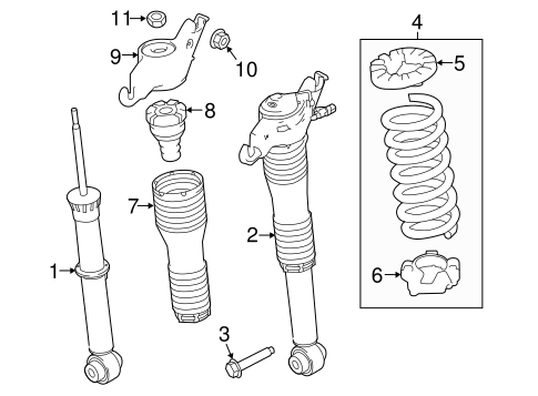 Struts & Components for 2016 Land Rover Discovery Sport | OEM Parts Online