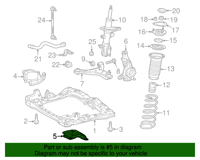 2012-2015 Scion iQ Engine Cover 51442-74010 | OEM Parts Online