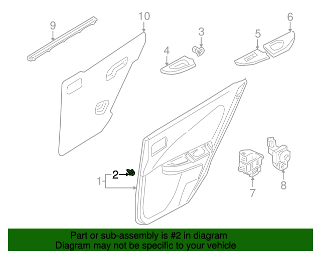 2000-2006 Nissan Sentra Door Trim Panel Clip 01553-10331 | TascaParts.com