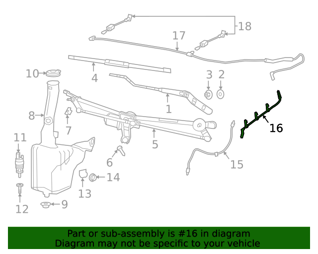 68362518AA - Strut Damper | Mopar Parts Canada