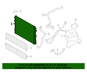 17-11-8-666-811 - Radiator 2019-2023 BMW | AutoNationParts.com