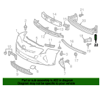 2016-2024 Toyota Impact Bar Plate 16691-37020 | Toyota Parts Center