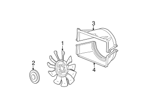 2010-2020 GM Fan Blade Clutch 84387220 | QuirkParts