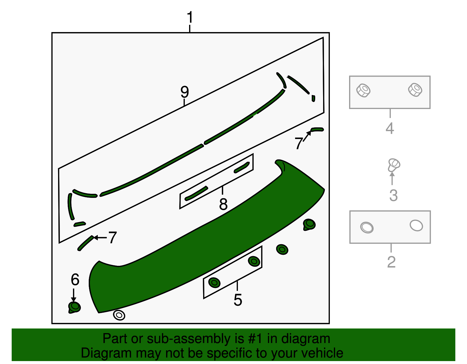 2012-2013 Mazda 3 Spoiler Assembly BBN9-51-960C-70 | Retail Performance ...