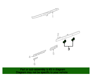 2004-2011 GM Liftgate Lock Switch 22747152 GM | GMPartsDirect.com