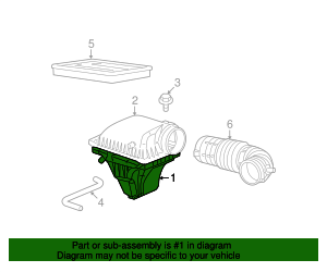 2011-2021 Mopar Air Cleaner 05038441AF | TascaParts.com