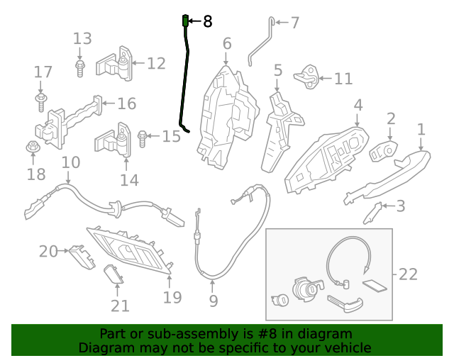 69711-WAA01 - Operating Rod 2020-2024 Toyota GR Supra | Longo Toyota Parts
