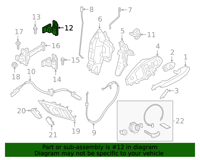 2020-2024 Toyota GR Supra Door Hinge 68720-WAA01 | AutoNationParts.com