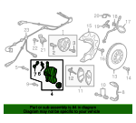 2015-2021 Volkswagen GTI Caliper 5G0-615-123-A | VW Direct Parts