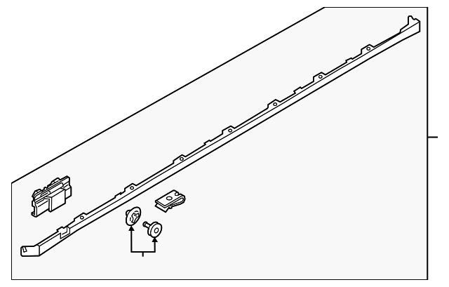 2018-2020 Volvo XC60 Rocker Molding - Driver's Side (LH) 31420622 ...