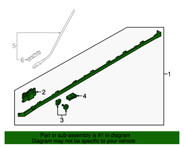 31420622 - Rocker Molding - 2018-2020 Volvo XC60 | Volvo OEM Parts Direct