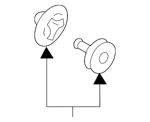 2001-2024 Volvo Windshield Pillar Trim Clip 30653441 | OEM Parts Online