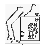 2018-2022 Kia Sportage Washer Fluid Reservoir 98620-D9700 | Kia ...