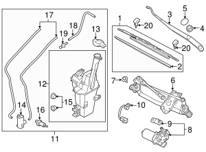 2018-2022 Kia Sportage Washer Fluid Reservoir 98620-D9700 | Kia ...