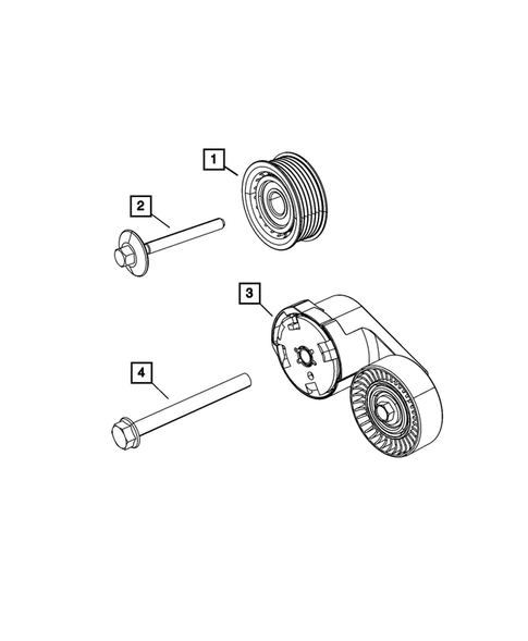 Pulleys and Related Parts for 2015 Jeep Grand Cherokee | Mopar eStore