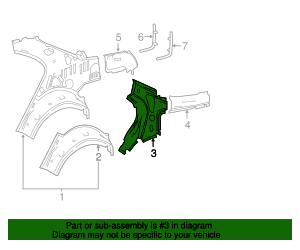 213-637-39-00 - Body C-Pillar 2017-2023 Mercedes-Benz | AutoNationParts.com