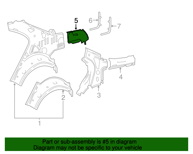 2017-2020 Mercedes-Benz Extension Panel 213-636-12-00 | MB Parts Center