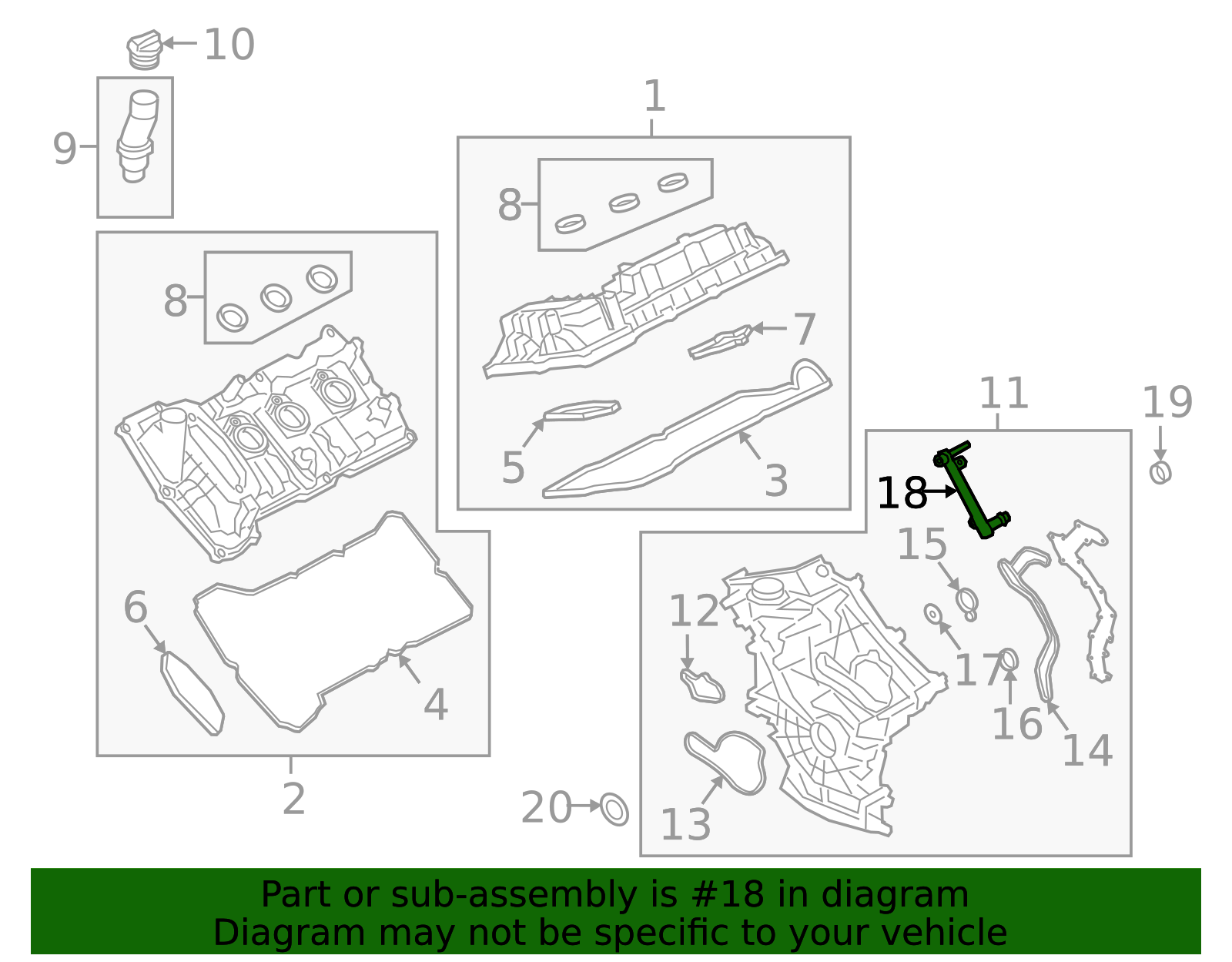 Genuine OEM Ford Part - Motorcraft™ PCV Valve Hose KCV-338 | Genuine OEM Ford Parts & Accessories